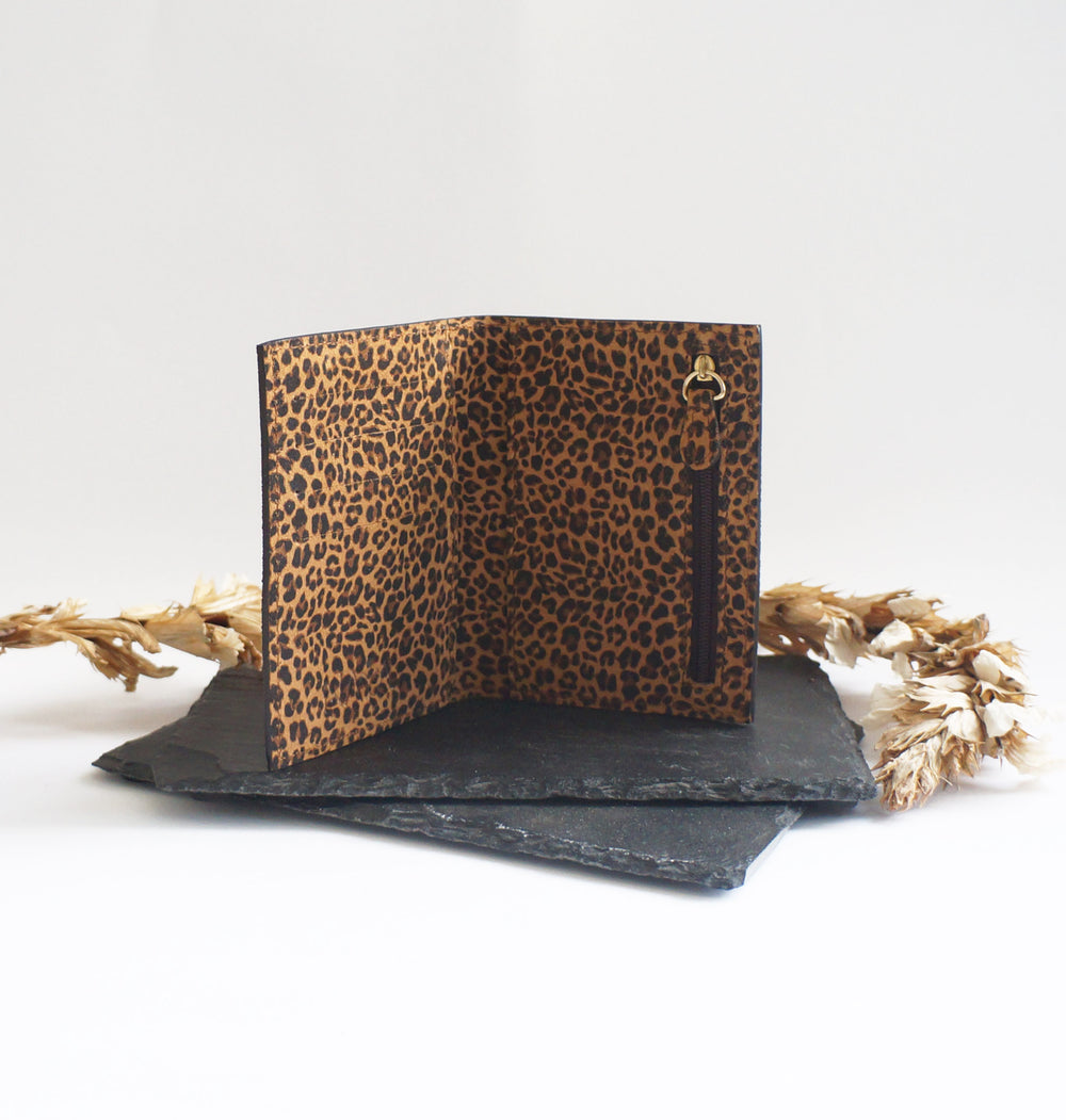 Passport Leather Inserts - Leopard