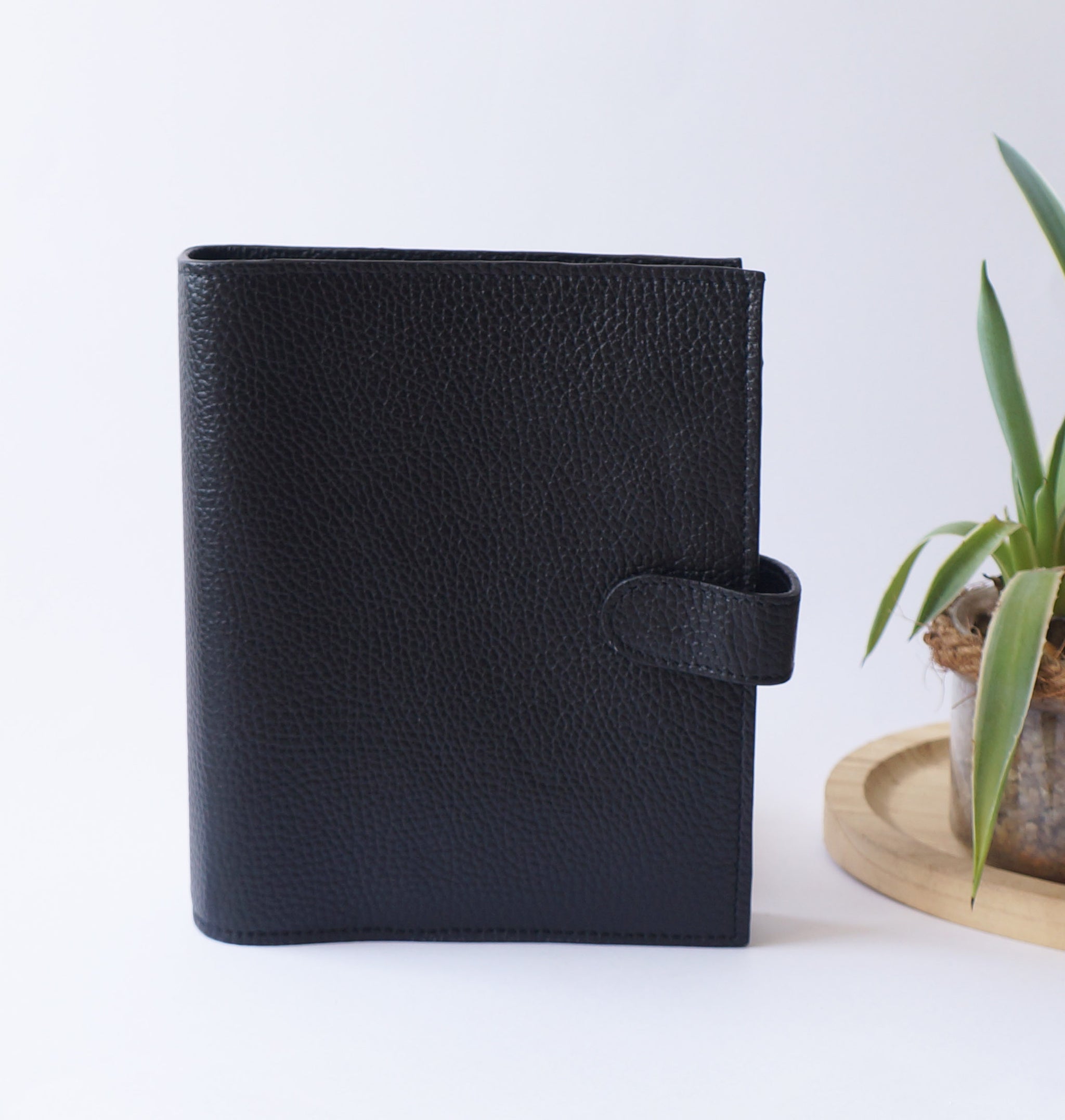 Personal Wide Ring Binder - Jet Black