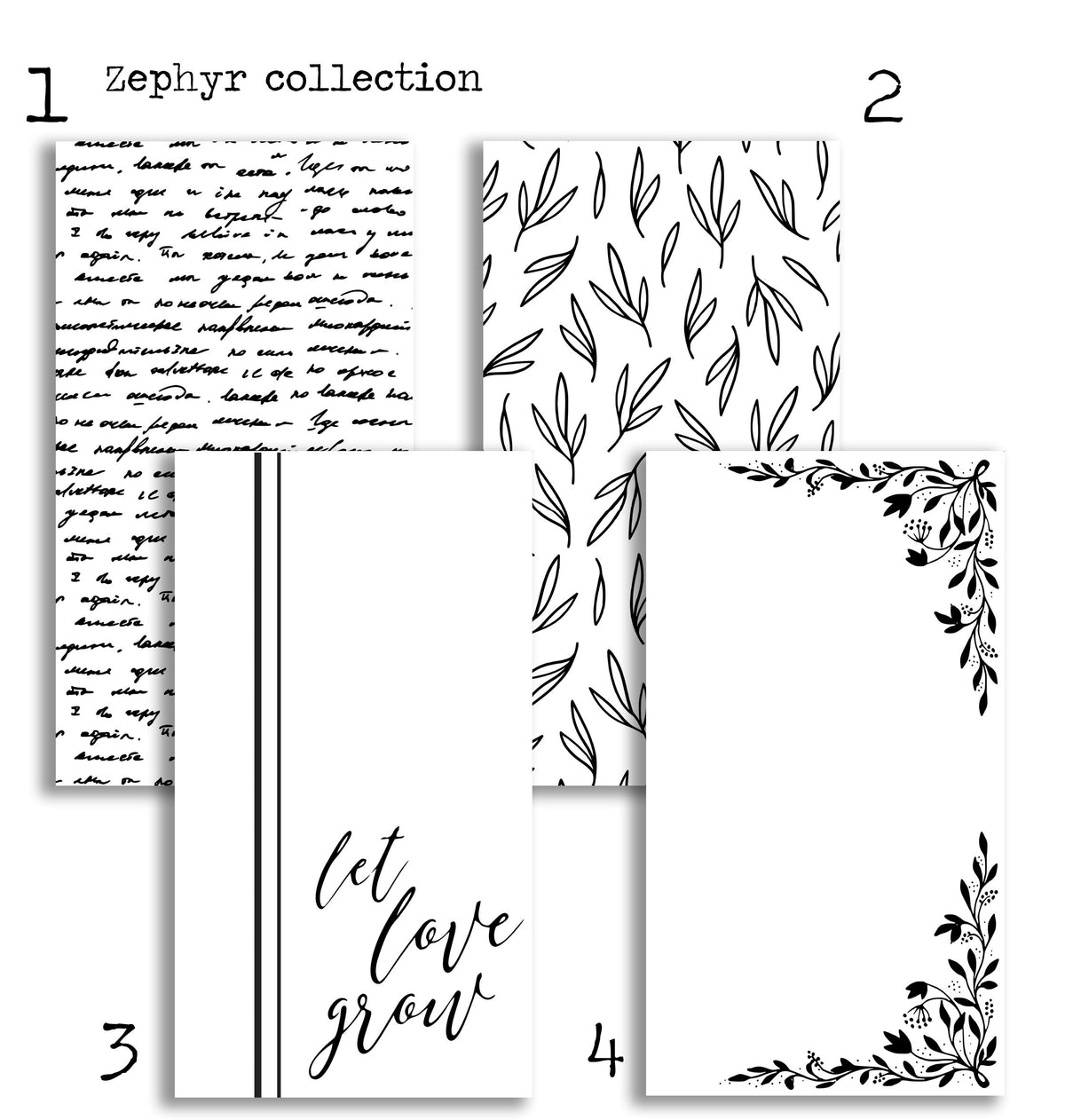 Zephyr Collection - Acetate overlays