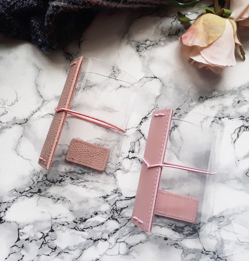 Clear & Leather Covers